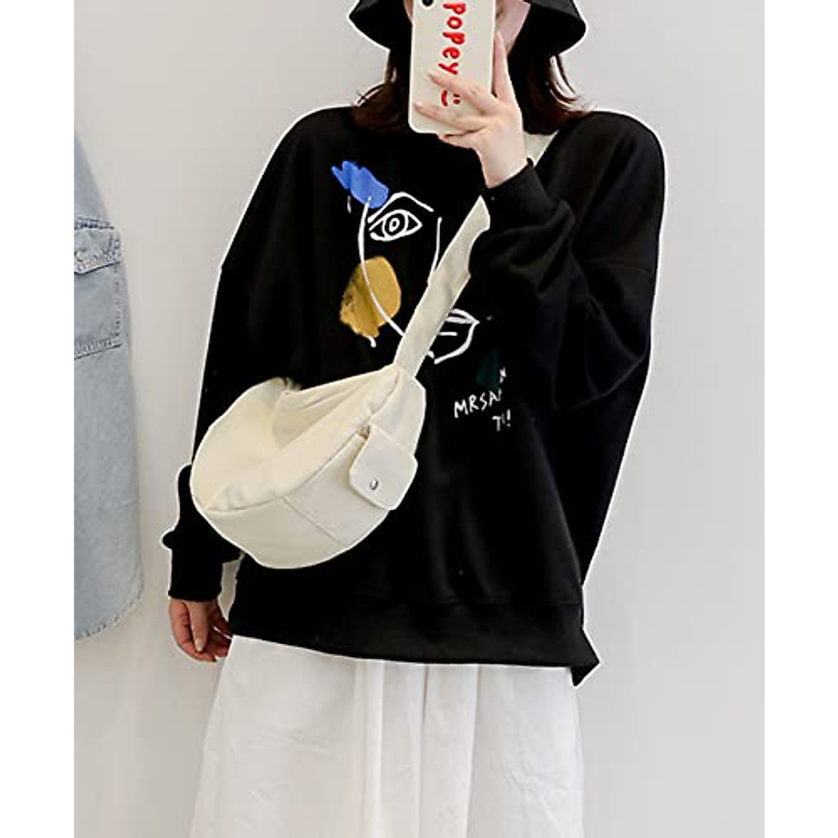 Women Canvas Tote Bags Crossbody Handbag Hobo Purse Top Handle Zipper Bag Office Travel Shopping