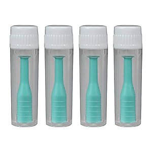 SUPVOX Contact Lenses Inserter Remover Suction Stick Without Bottle for Travel Home Use 4pcs (Green）