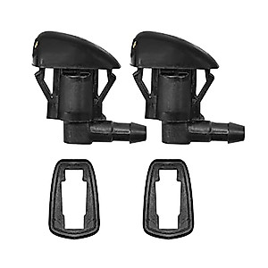 2Pcs Windshield Wiper Washer Nozzle Spray Jet Compatible with Chevrolet Traverse, GMC Acadia, Saturn Outlook 25823360