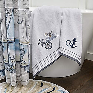 SKL Home Sea Drift Hand Towel Set, White