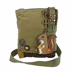 Patch Crossbody Bag-Squirrel(Olive)