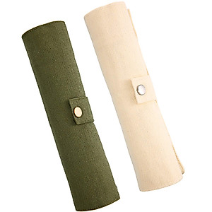 2 Sets Bamboo Cutlery Bamboo Utensils Reusable Flatware Set Bamboo Travel Utensils Include Reusable Chopsticks Fork Spoon Knife Straws Brush for Camping Hiking Picnic with Pouch Bag