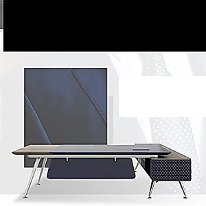 REMYS Desk Boss Office Desk and Chair Combination Manager Table President Table Supervisor Table Simple Executive Desk