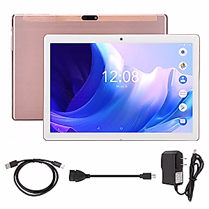 HD Tablet, 10.1in Gaming Tablet, Dual SIM Tablet PC, RAM 2GB ROM 32GB Dual Card Dual Standby, Support MIC OTG FM GPS for Entertainment Work(#1)
