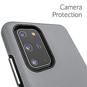 Crave Dual Guard for Samsung Galaxy S20+ Case, Shockproof Protection Dual Layer Case for Samsung Galaxy S20+, S20 Plus 5G - Slate