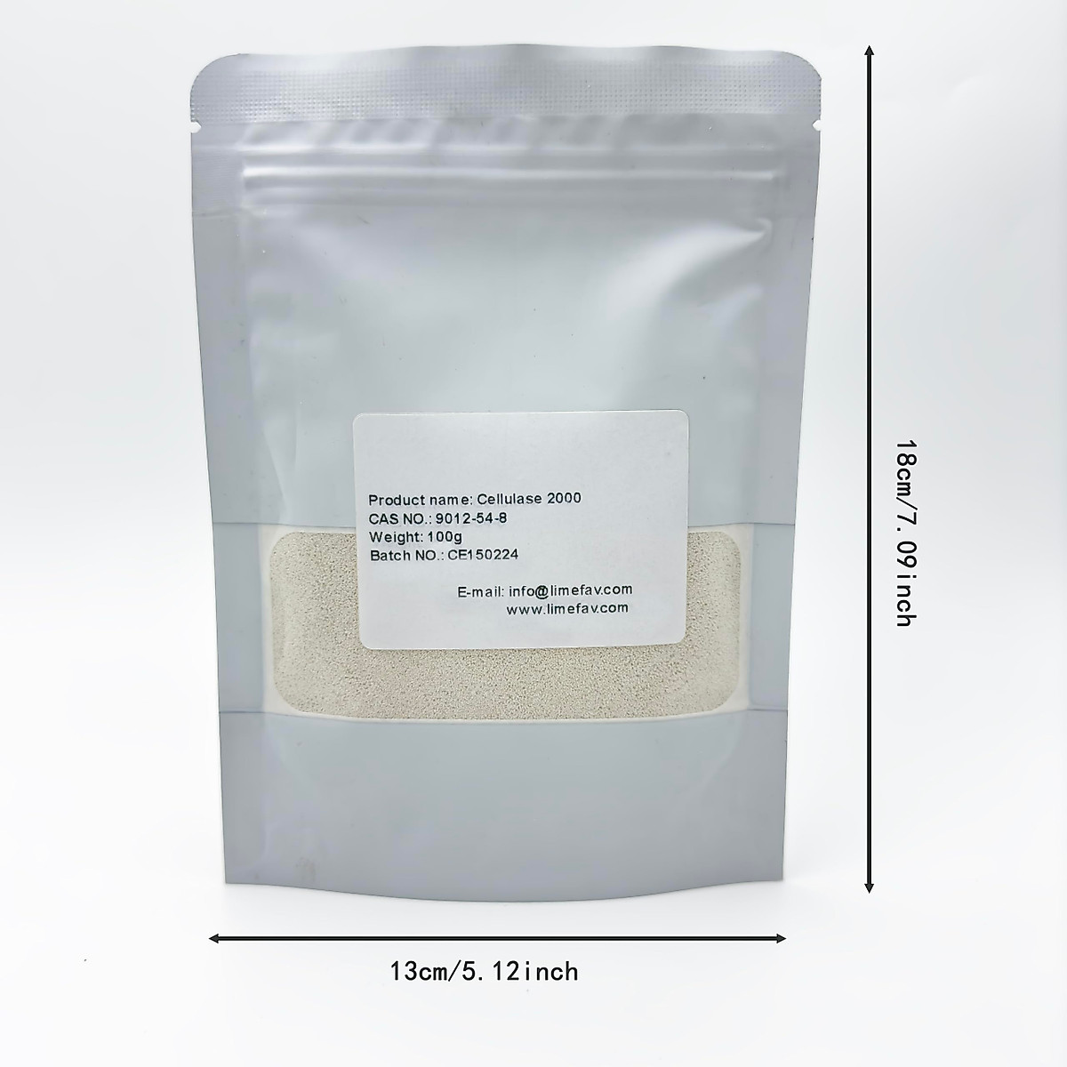 LimeFav Cellulase(Cellulase 2000),Cellulase Enzyme Powder,CAS NO.:9012-54-8(250g/8.8oz)