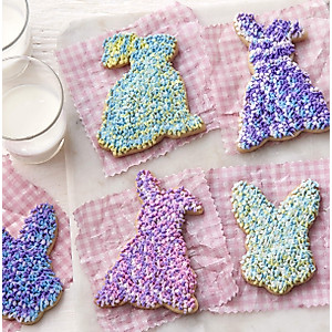 Wilton Metal Easter Cookie Cutter Set with Storage Tub, 18-Piece