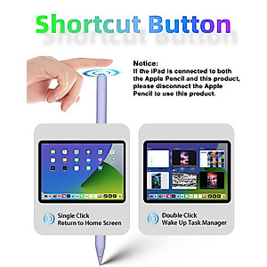 Gnanlen iPad Pencil 2nd Generation with Magnetic Wireless Charging, Same as Apple Pencil 2nd Generation,The Pen Compatible with iPad Pro 11 in 1/2/3/4,iPad Pro 12.9 in 3/4/5/6,iPad Air 4/5,iPad Mini