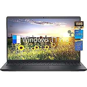 Dell Inspiron Business Laptop, 15.6 Inch FHD Touchscreen, 11th Gen Intel Core i5-1135G7, Windows 11 Pro, 16GB RAM, 1TB HDD, Numeric Keypad, Full-Size Keyboard, HDMI, Long Battery Life, Black