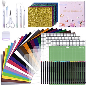 Gotega Ultimate Accessories Bundle for Cricut Makers Machine and All Explore Air - Wonderful Tool Kit Bundle as gifts for Beginners, Pros and Skilled Crafters - Instantly Create Amazing Crafting Projects