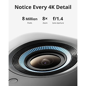 eufy Security eufyCam 3C Add-on Camera, Security Camera Outdoor Wireless, 4K Camera with Expandable Local Storage, Face Recognition AI, Spotlight, No Monthly Fee, Requires HomeBase 3 (Renewed)