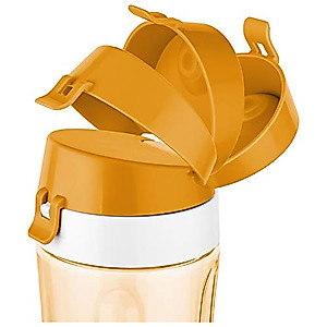 Sencor SBL2203OR 300W Smoothie Blender with 2 Impact Resistant BPA Free Bottles, Orange