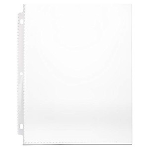 GTP Clear Top Loading, Heavy Weight, Heavy Duty, Sheet Protectors Holds 8.5"X11" Papers, Bulk, Acid Free, Reinforced Binding Edge.Heavyweight (100) (10 Packs of 100)