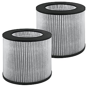 HAMVUS 2 Pack 2801 Replacement Filter Compatible with Bi-ssell 2801, 2780, 2780A, 2780B, 2780P, 27809 Hight Efficiency and Carbon Filter, 2801 MYair Personal Air Purifier Replacement Filter