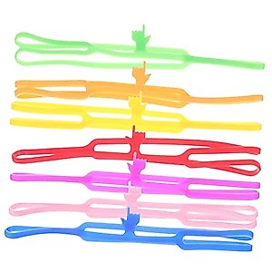 GAFOKI 7pcs Silicone Bookmark Gadgets for Kids Home Supplies Thumb Book Holder Silicone Book Marker Strap Lovely Bookmarks Unique Bookmarks Creative Book Marks Student Stationery The Sign