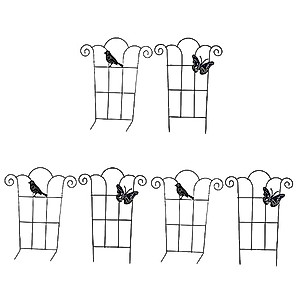 YARNOW 6 Pcs Plant Climbing Support Frame Creative Mountain Turtle Flower Pot Bracket Climbing Rattan Frame Metal Iron Fixing Rod 2pcs Rose Trellises Indoor Plant Shelf Flower Support