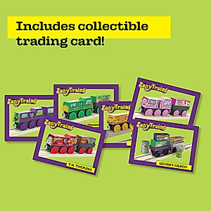 Zany Trains Series 1 - Wooden Train Set with Cargo - Compatible with All Wooden Train Sets - Wooden Train Cars (The Pesky Pests)