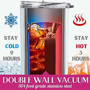 Onebttl Dancer Gifts for Girls, Teens, Her - Dance - 20oz/590ml Stainless Steel Insulated Tumbler with Straw, Lid - Dance Themed Recital Gifts for Women - (White)