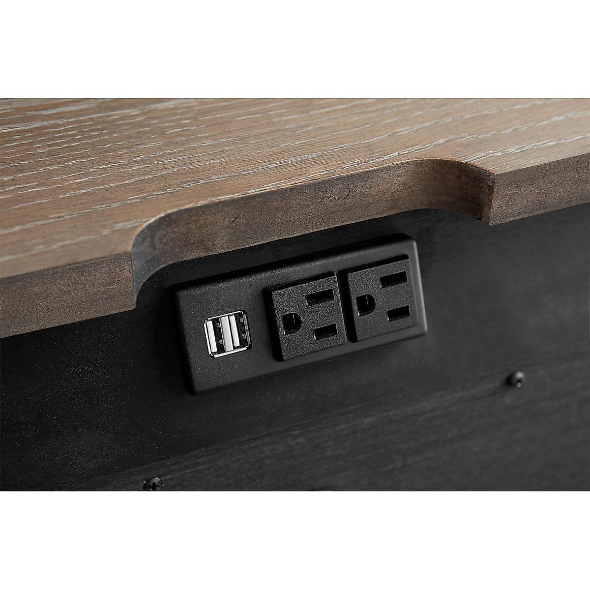 Westwood Design Leland 2 Drawer Nightstand, Stone Washed