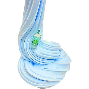 Blue Coffe Cup Butter Slime, Super Soft & Non-Sticky, Birthday Gifts for Girls and Boys