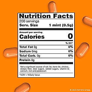 Tic Tac Orange Flavored Mints, 4 Count, On-The-Go Refreshment, 3.4 Oz Each