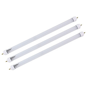 LightWise LWL4W30-F8T5 3pack 3000 Kelvin Warm White 4W LED Tube Direct Replacement Retrofit 8W Fluorescent Tube (12 inch LED Bulb 3pack)