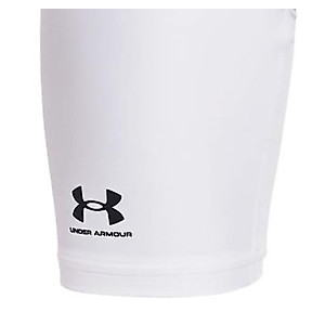 Under Armour Boys HeatGear Armour Shorts , White (100)/Black , Large