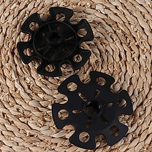 BESPORTBLE 10 Pcs Trekking Pole Snow Baskets Removable Mud Ski Basket Walking Hiking Stick Replacement Accessory for Hiking Trekking Walking Poles