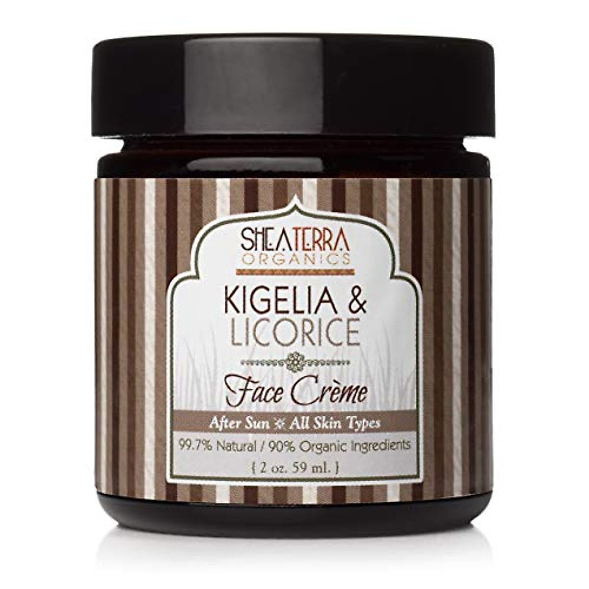 Shea Terra Kigelia Age Defense Collection - After-sun Face Crème | Natural, Anti-Aging Face Cream with Licorice Root, Shea Butter & Aloe for Sun Damage and Clear, Even Skin Tone – 4oz