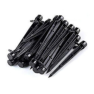 CTKcom Adjustable 360 Degree Water Flow Irrigation Drippers on Stake Emitter Drip System,Pack of 50