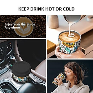 WANGXUEE comic art Print 500ml Stainless Steel Travel Tumbler Double Wall Vacuum Insulated Coffee Mug