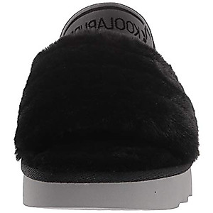 Koolaburra by UGG Women's Fuzz'n Ii Slipper, Black, 9 US