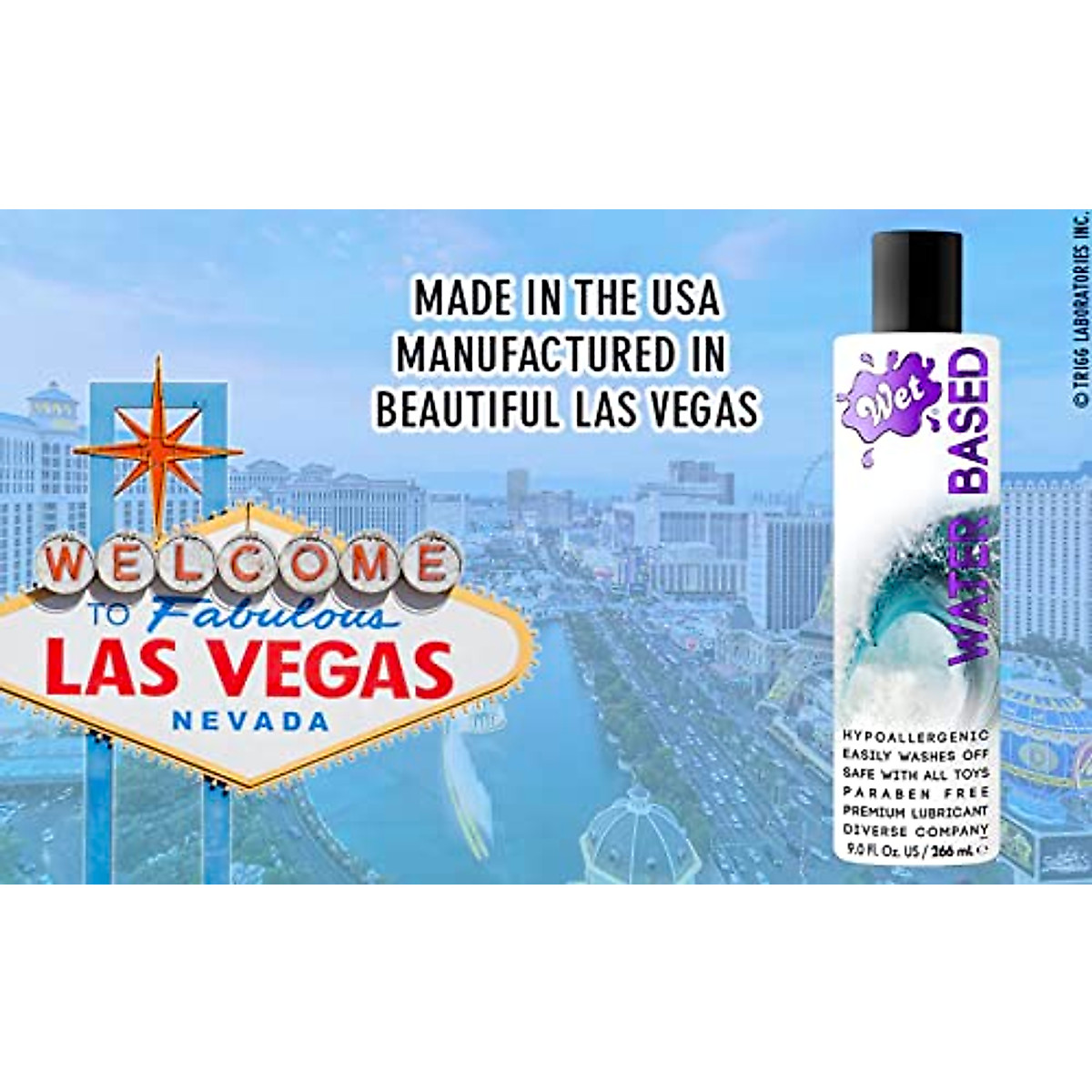 Wet Original Water Based Lube 3 Ounce Premium Personal Lubricant, Long Lasting Formula for Condom Safe Vegan Ph Balanced Hypoallergenic and Paraben Free Intimacy