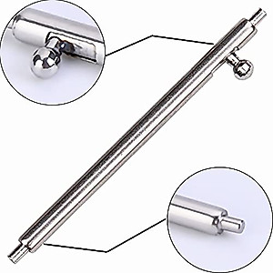 Aladrs Quick Release Spring Bar Compatible for Samsung Galaxy Watch 5/5 Pro/Galaxy Watch 4/4 Classic/Galaxy Watch Active 2 (40mm 44mm) / Galaxy Watch 3 41mm Watch Pins (20mm x 1.5mm, 10-Pack)