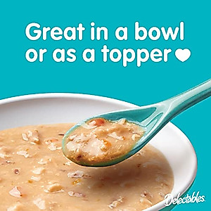 Hartz Delectables Chowder Lickable Wet Cat Treats for Senior Cats, Tuna & Whitefish, 1.4 Ounce (Pack of 12)(Packaging May Vary )