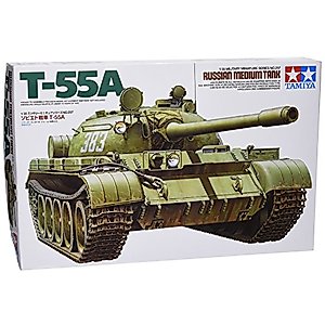 TAMIYA 35257 1/35 Soviet Tank T-55A Plastic Model Kit