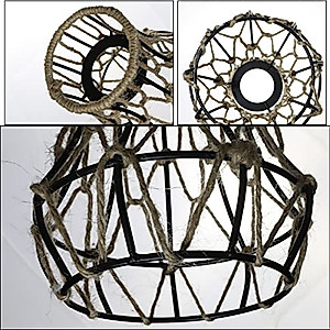 Osasy rattan lampshades Handwoven modern Rattan Lamp Shade, Handmade Wicker Lamp Shade for Table Lamp, Pendant Light, Floor Lamp
