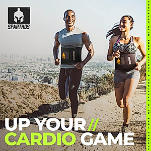 Sparthos Waist Trimmer Belt - Neoprene Waste Trainer Trainers Band for Workout, Sweat Stomach Fat - Sweet Burning Sauna Slimming Ab Shaper Belt - Lose Belly Tummy Corset - for Men and Women (XL)