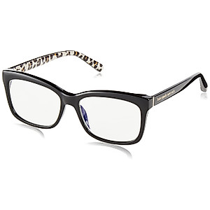 Kate Spade New York womens Kate Spade Female Optical Style Dollie Reading Glasses, Black Leopard/Demo Lens, 53mm 15mm US