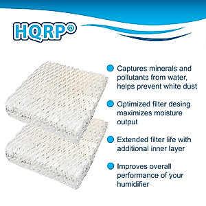 HQRP Humidifier Wick Filter for Duracraft DH831 DH4C DH83 DH-831 DH-4C DH-83 Humidifiers Coaster