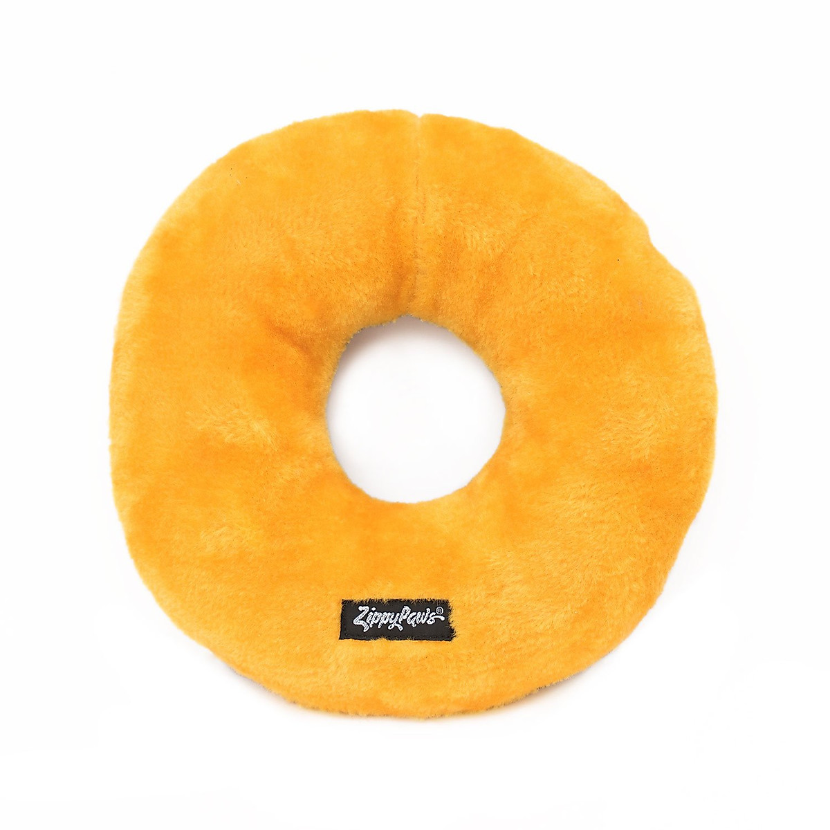 ZippyPaws - Jumbo Donutz - Strawberry - Interactive Pet Donut Toys for Dogs with Embroidered Sprinkles, Soft, No Stuffing, Durable Large Breed Dog & Puppy Toys with Squeaker