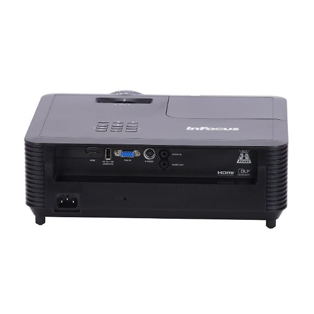 InFocus Genesis IN114AA 3D Ready DLP Projector - 4:3-1024 x 768 - Front, Rear, Ceiling - 720p - 8000 Hour Normal Mode - 15000 Hour Economy Mode - XGA - 30,000:1-3800 lm - HDMI - USB