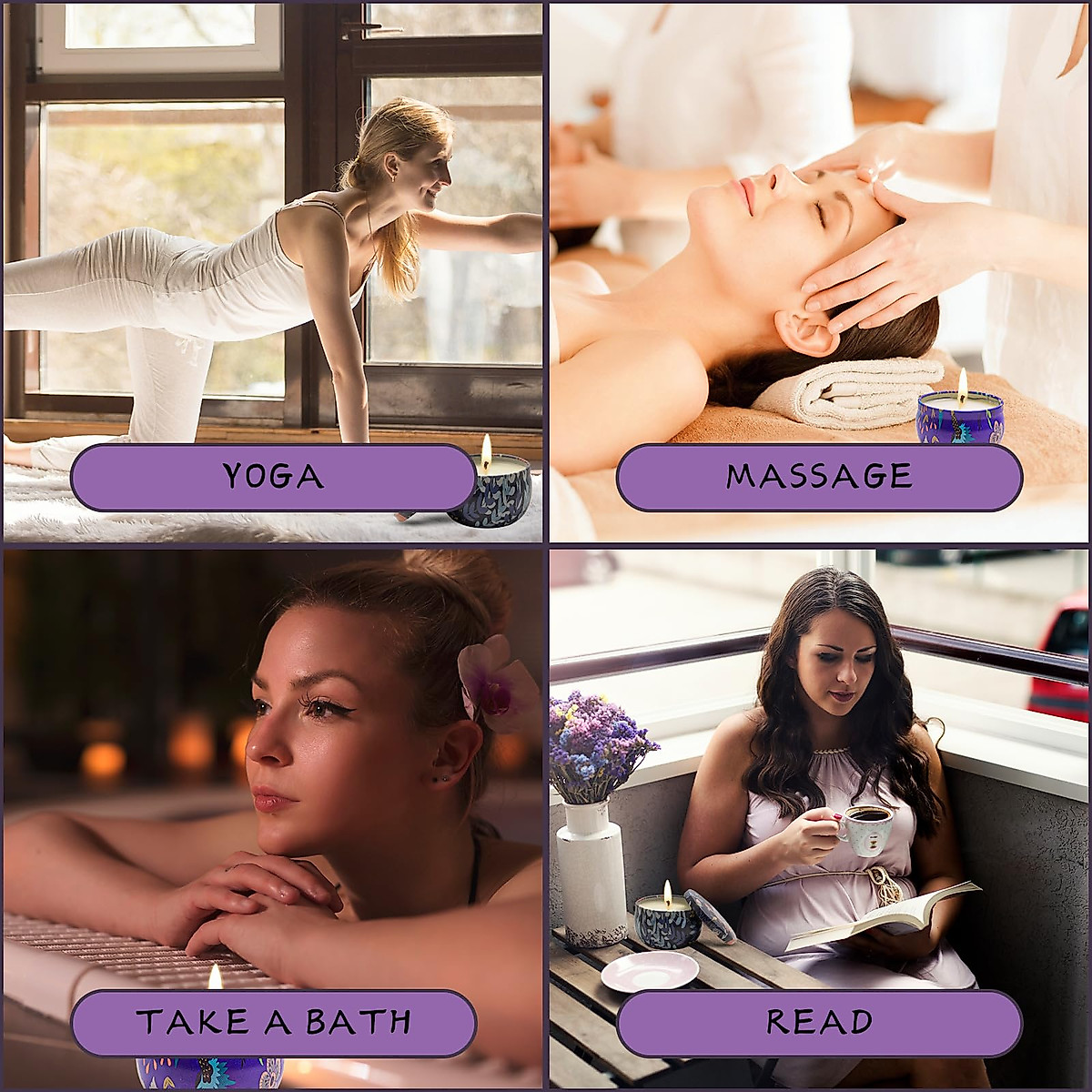 Candles Gift, Candles Gifts for Women Man, Scented Candles Clearance, Aromatherapy Candle for Relaxation,Candles for Home Scented Portable Travel Jar Festive Gifts Romantic Decor Candles Gift