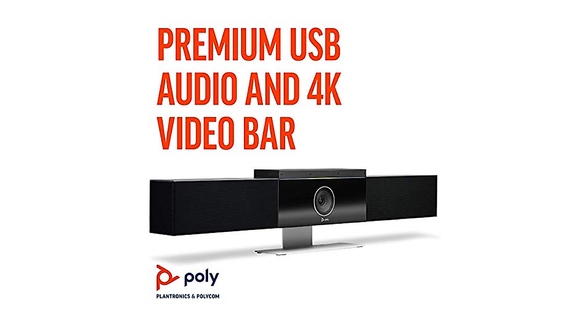 Poly Studio - Premium 4K Video Conferencing System for Home & Small Rooms
