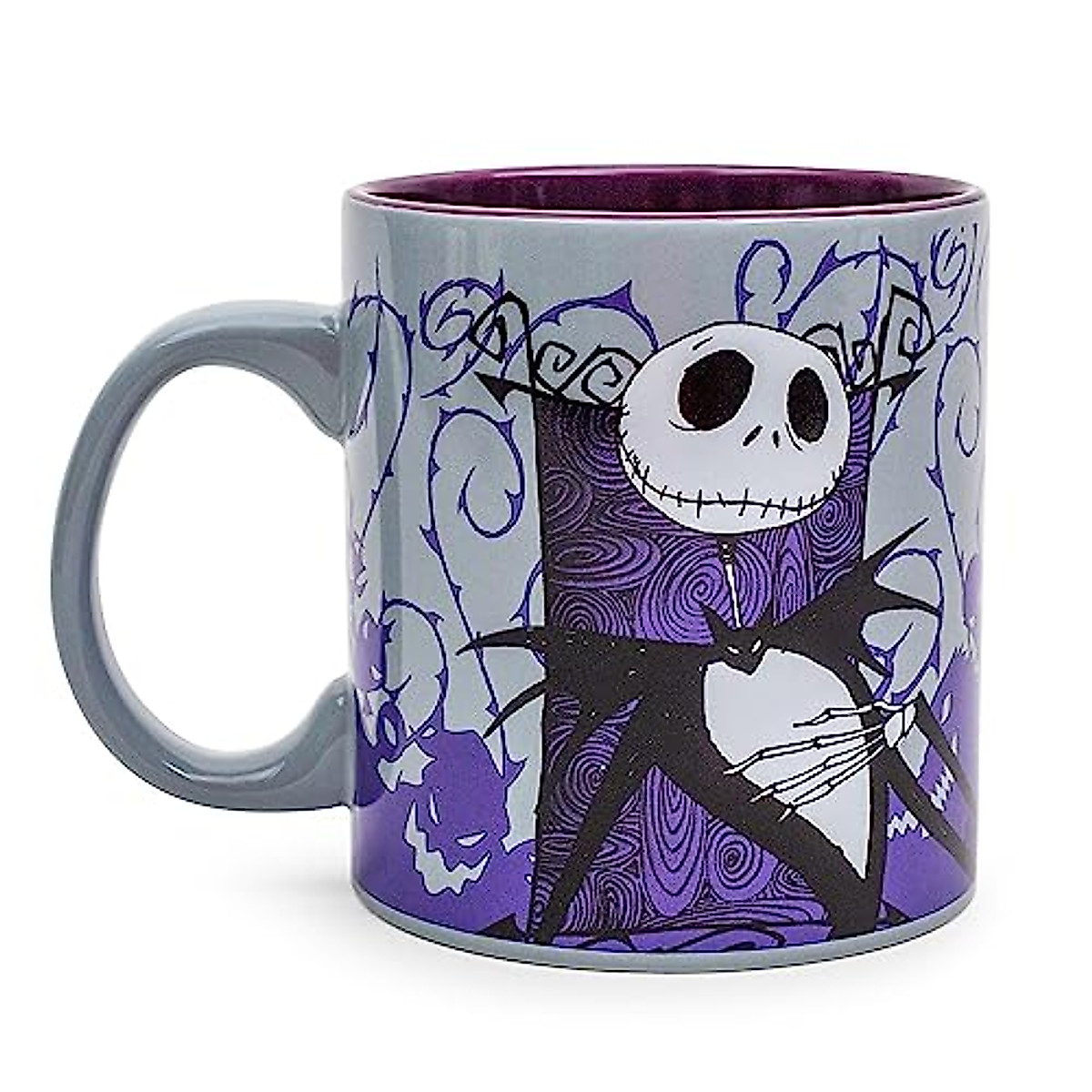 Silver Buffalo Disney Nightmare Before Christmas Jack Skellington Ceramic Mug, 20 Ounces