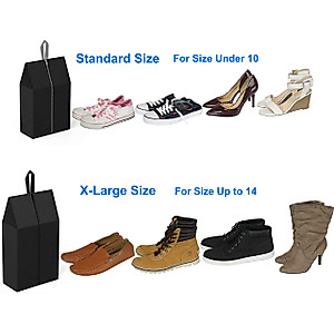 Simple Houseware 4 Pack Travel Shoe Bags