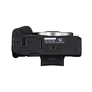 Canon EOS R50 Mirrorless Vlogging Camera (Body Only/Black), RF Mount, 24.2 MP, 4K Video, DIGIC X Image Processor, Subject Detection & Tracking, Compact, Smartphone Connection, Content Creator