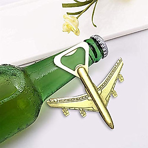 Airplane Bottle Opener Aviation Gifts for Pilot Airplane Decor Birthday Gift for Veteran Plane Beer Bottle Opener