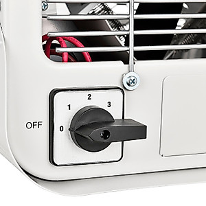 Global Industrial Electric Garage Unit Heater, 5000 Watt 240V-208V With Thermostat Gray, Wall Ceiling Mount