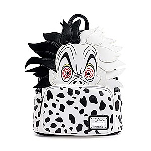Loungefly Disney Villains Cruella De Vil Spots Cosplay Womens Double Strap Shoulder Bag Purse